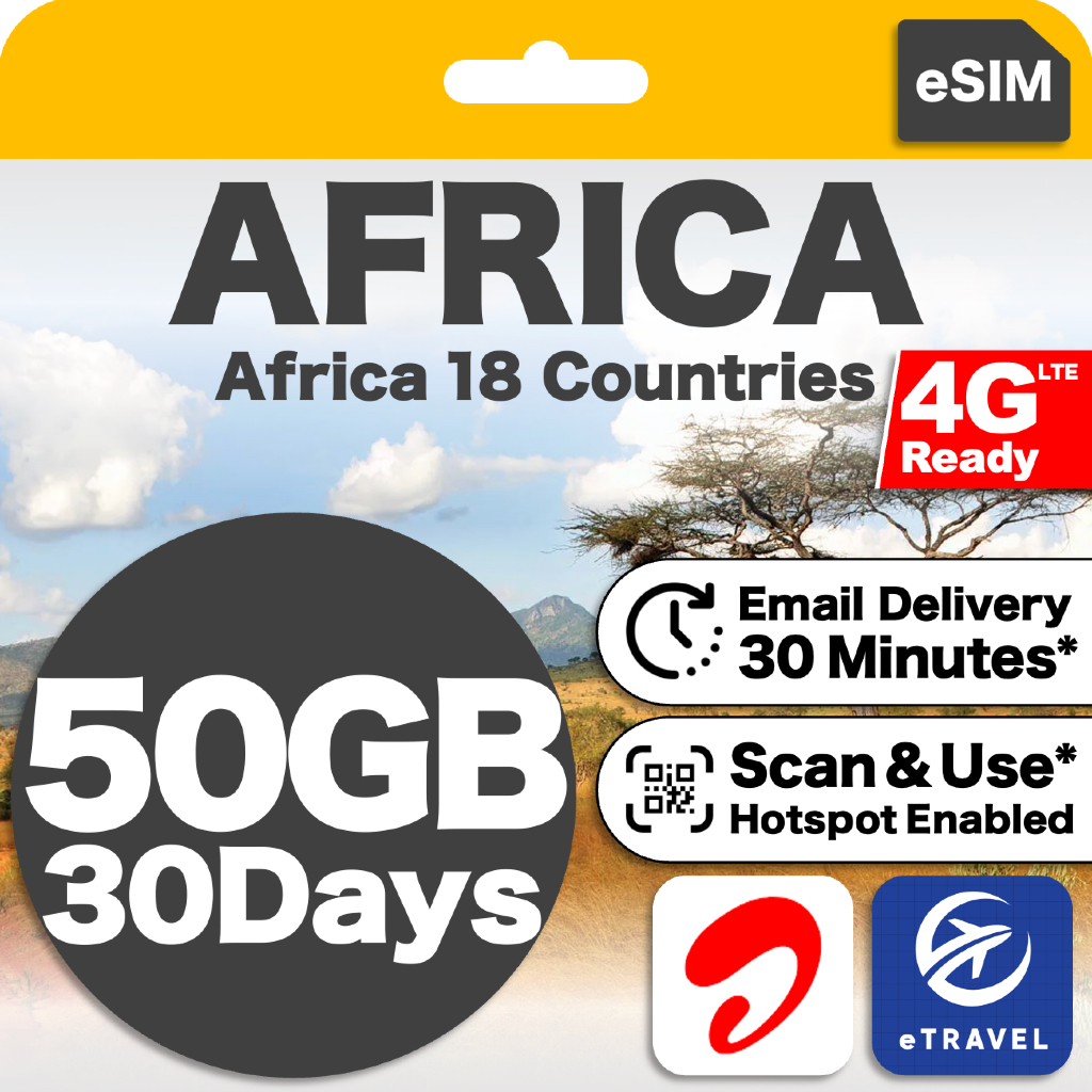 eSIM Tanzania Kenya Uganda Tunisia Algeria Madagascar Congo Morocco ...