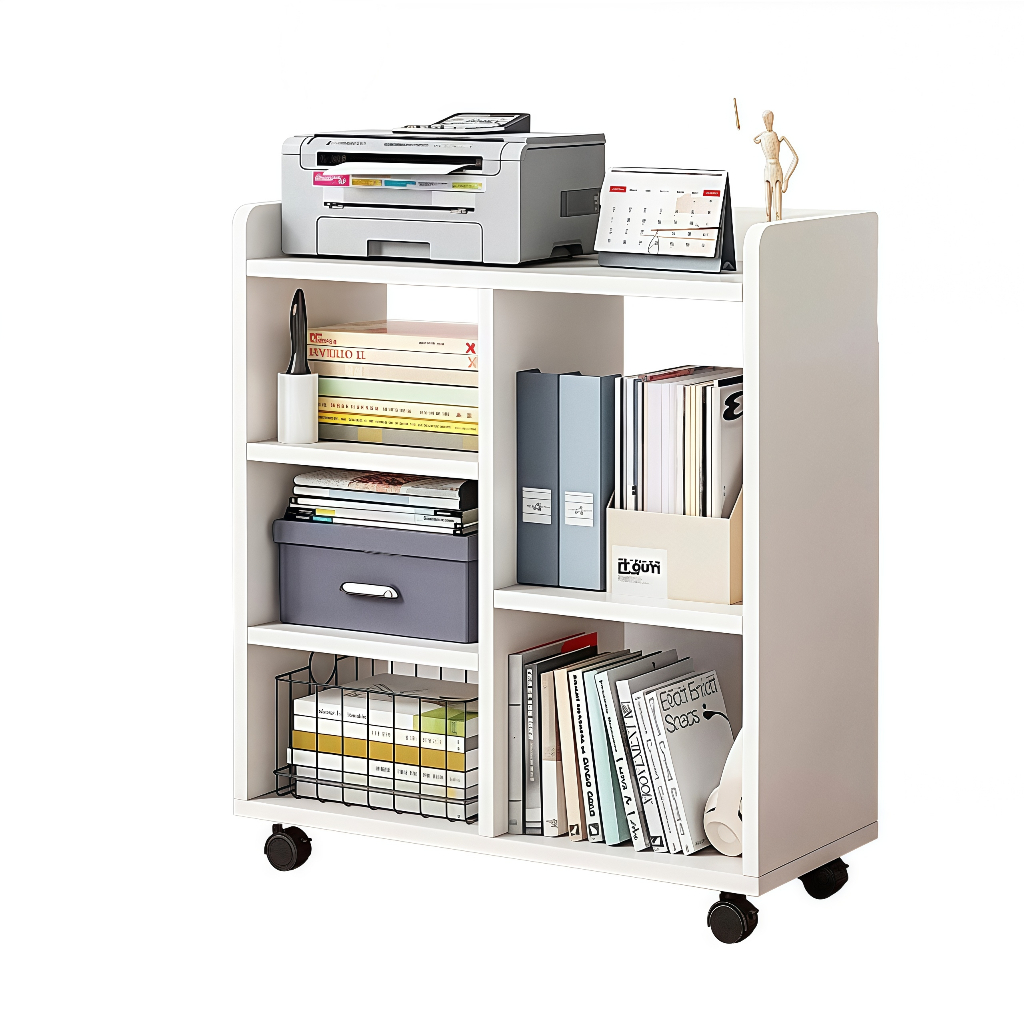 LOFT-Movable Office File Cabinet Mult Grid Rack With Wheels DIY ...