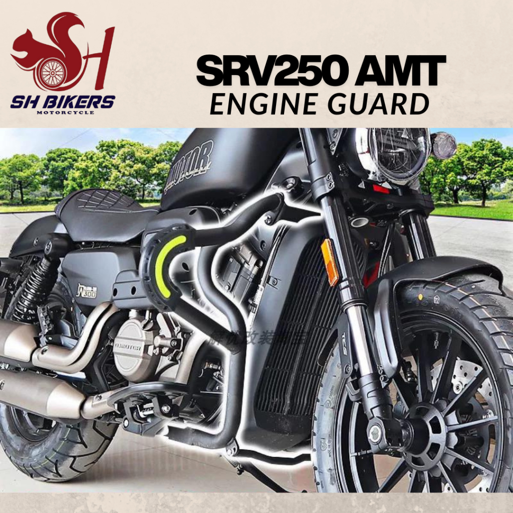 [Ready Stock] QJMotor SRV250 AMT Engine Guard Crashbar | Shopee Malaysia