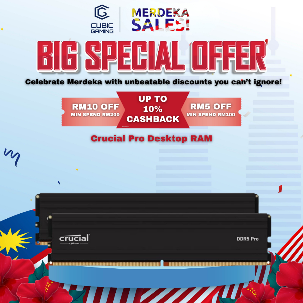 Crucial Pro Desktop RAM 5600 Mhz UDIMM DDR5 RAM Memory (16GB/32GB ...