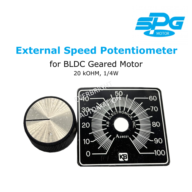 SPG Motor SVR20KH External Speed Potentiometer Label Plate for BLDC ...