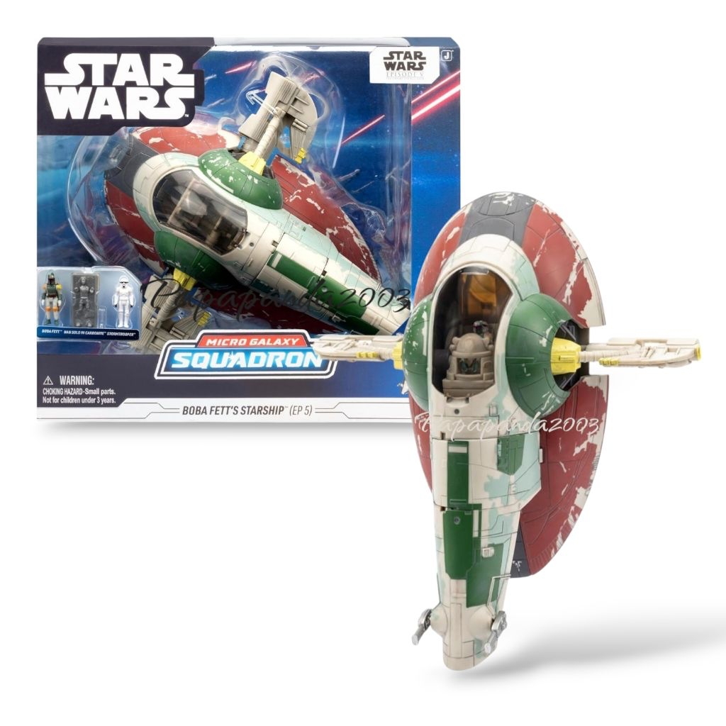 Star Wars Micro Galaxy Squadron Slave 1 Boba Fett's Starship from Ep IV ...