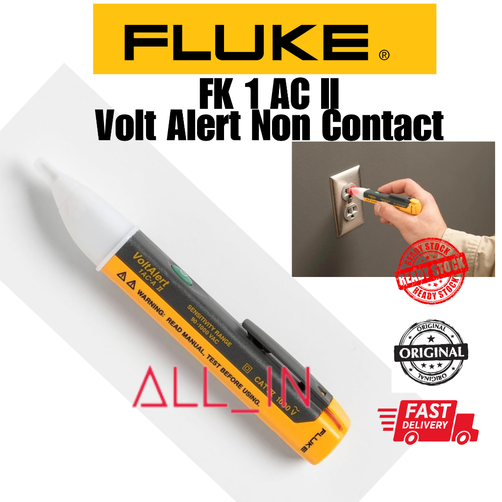FLUKE Volt Alert 1AC II Non contact voltage Volt Alert Loose Packing ...