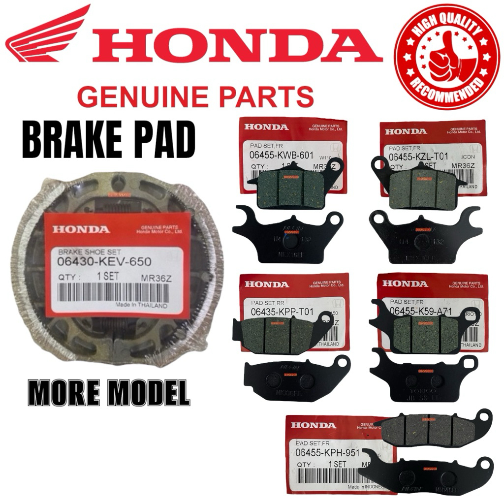 🔥RS150 RSX150 WAVE100 EX5 DREAM DISC BRAKE PAD BREK PAD SET FUTURE DASH WAVE125 ALPHA ADV150 ...