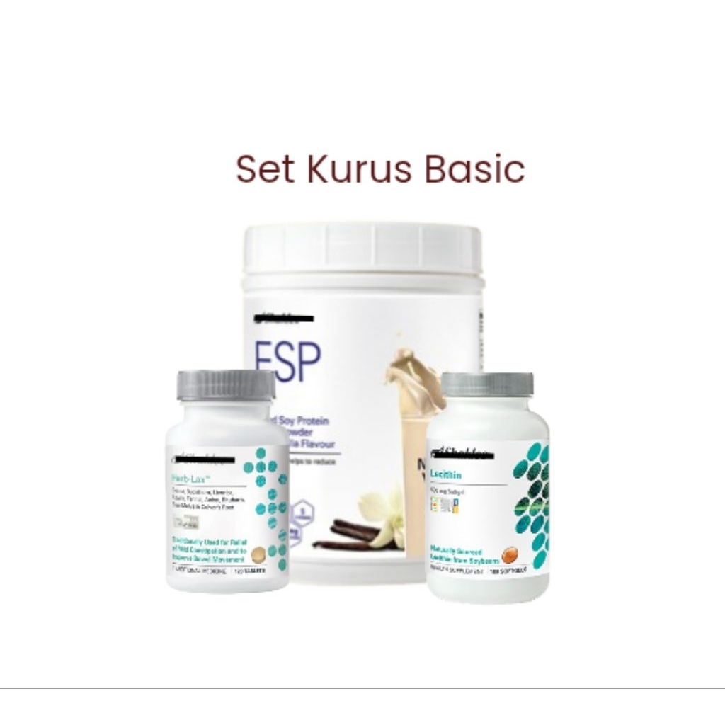 Set Kurus Shaklee (ESP + Herb-Lax + Lecithin) with Freegift | Shopee ...