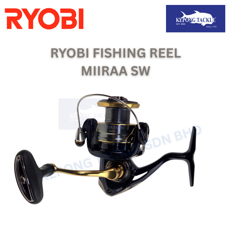 RYOBI MIIRAA SW Spinning Fishing Reel Mesin Pancing SUPER LIGHT ...