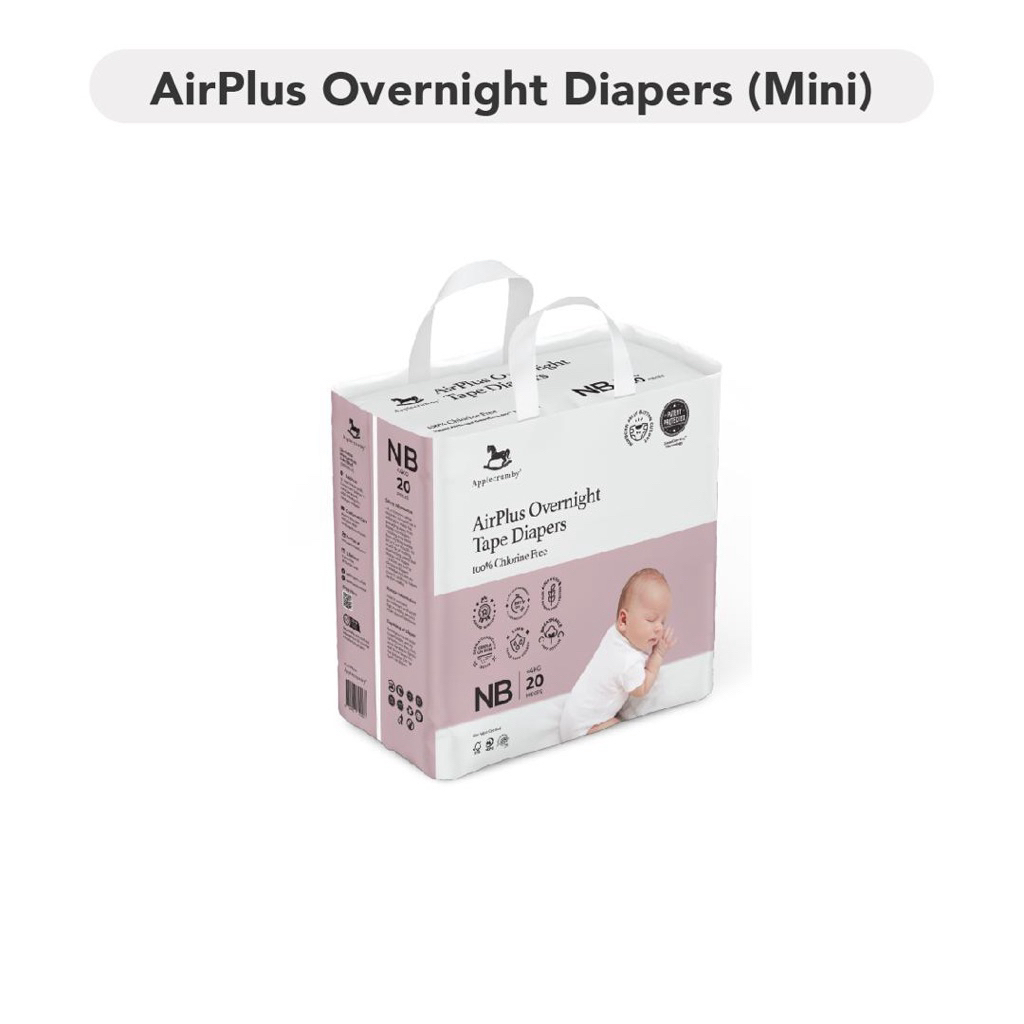Apple Crumby Diapers Mini Airplus-[Expired 2026] | Shopee Malaysia