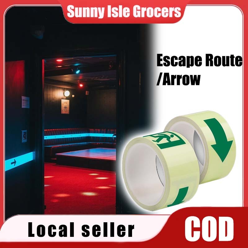 5M Reflective Tape Glow In The Dark Tape Self-luminous Warning ...