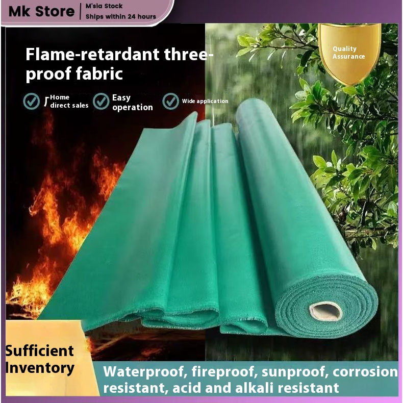 1 Rl 50m Fire Blanket Fiberglass Safety Blanket Emergency Fire Fighting ...