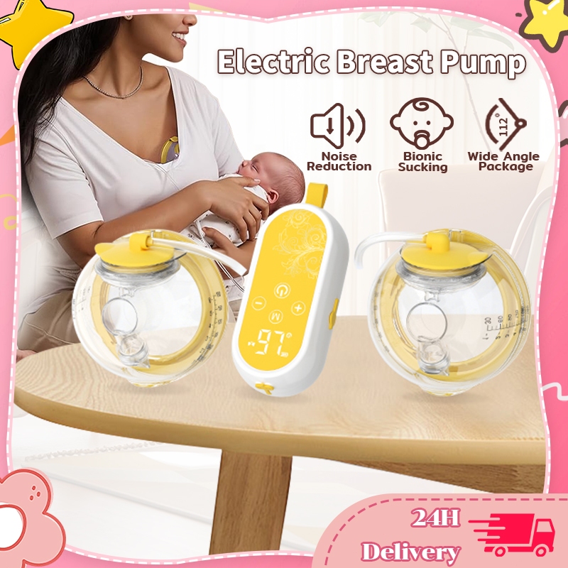 Pam Susu Elektrik Pompa Asi Tangan Bebas Pompa Ganda Terdiam ...