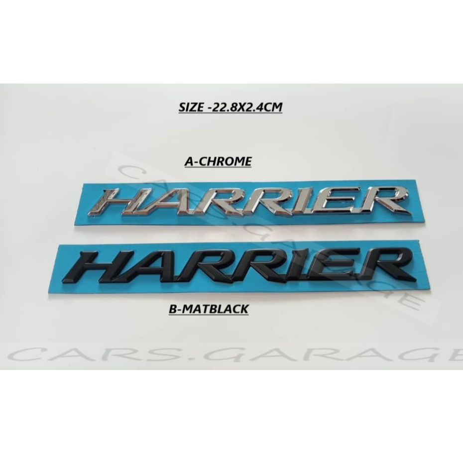 TOYOTA HARRIER EMBLEM LOGO - (ABS) | Shopee Malaysia