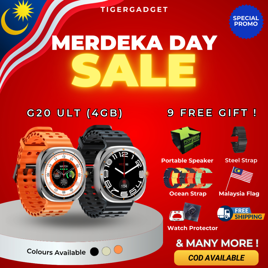 (LATEST) G20 ULTRA (HD SCREEN + 4GB) 49MM SIZE // MERDEKA SALE // 9 ...