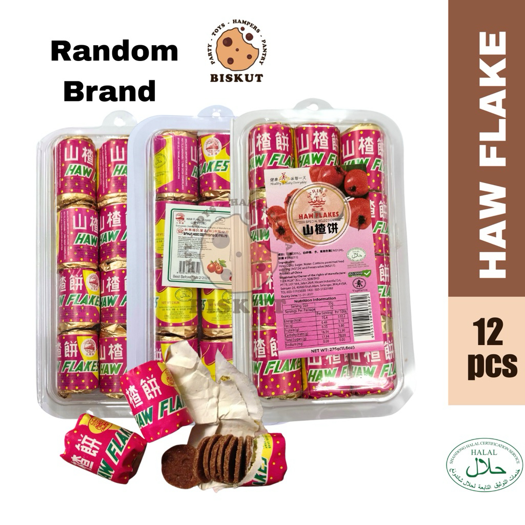 (Ready Stock) Haw Flakes 山楂饼 (12pcs) 276g | Shopee Malaysia