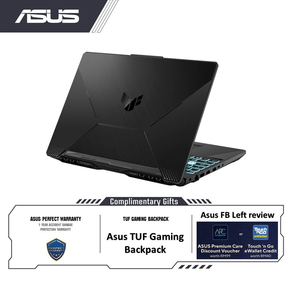 Asus TUF FA506N-CGHN069W Gaming Laptop (AMD R7 7445HS, 16GB DDR5, 512GB ...