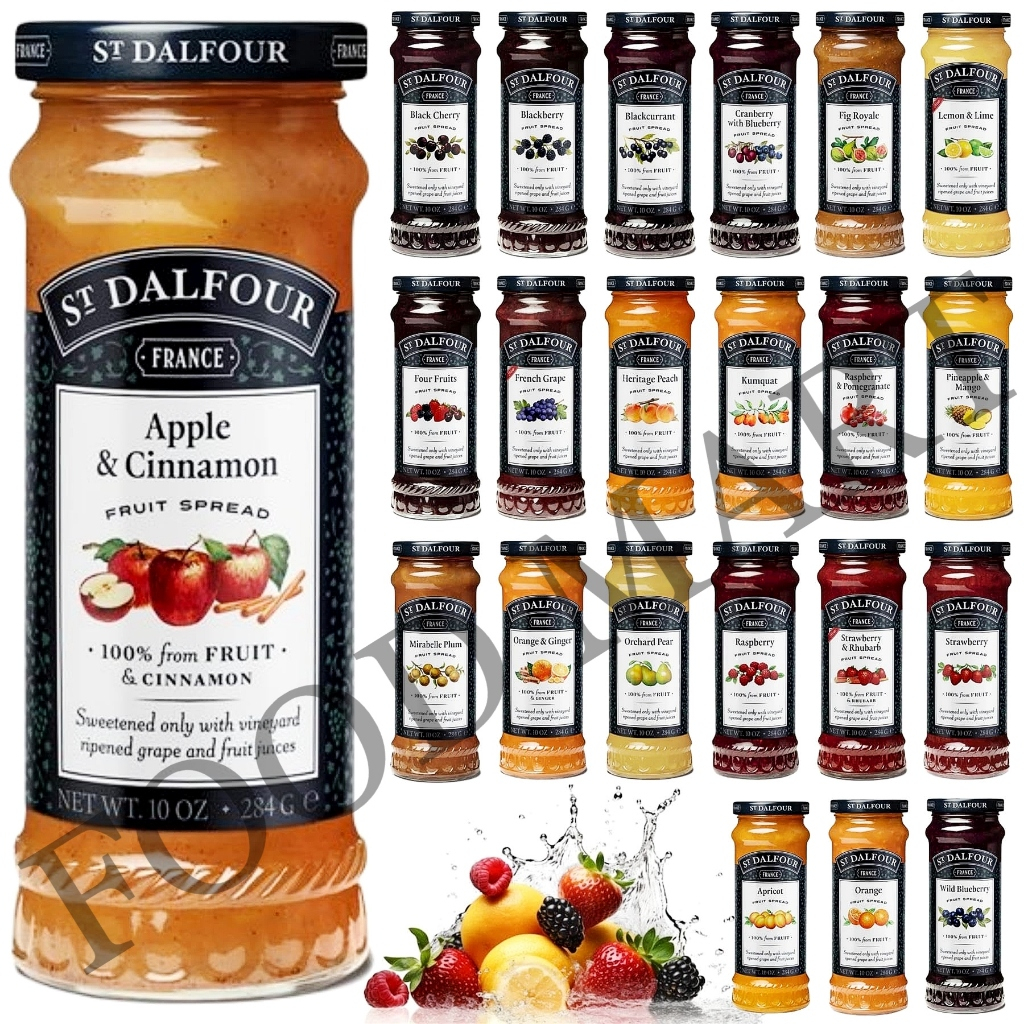 St Dalfour Premium Assorted Fruit Spread & Jam 284g – All Flavors Ready ...