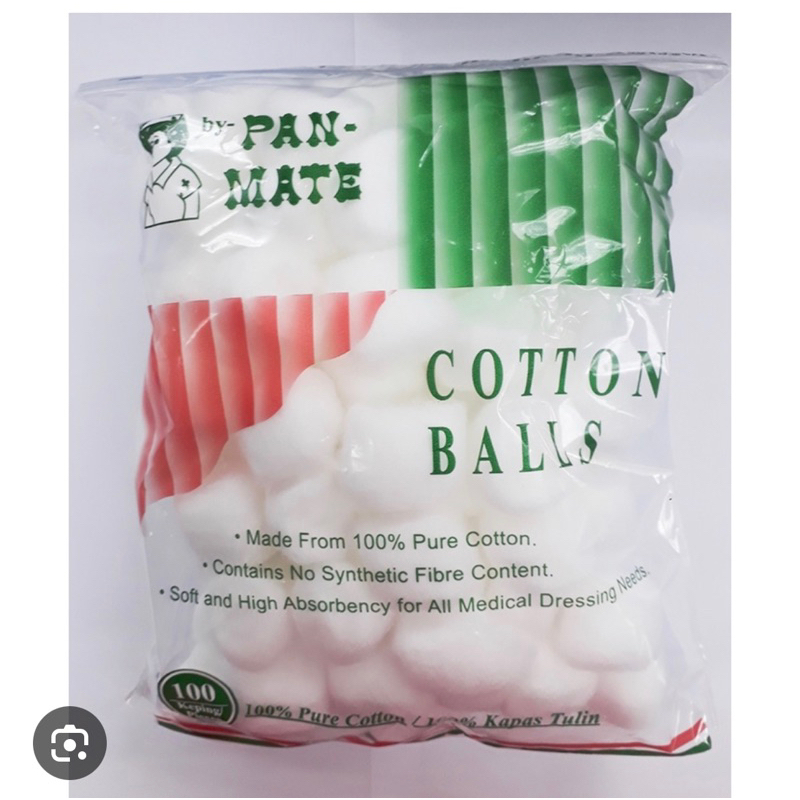 Pan-mate cotton balls 100s | Shopee Malaysia