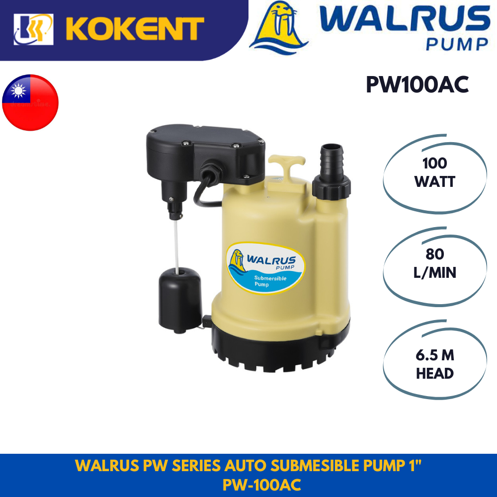 Walrus Automatic Submersible Water Pump PW-100AC | Shopee Malaysia