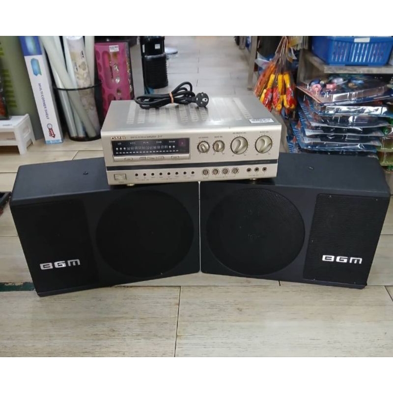BGM Amplifier with Speaker set | Shopee Malaysia