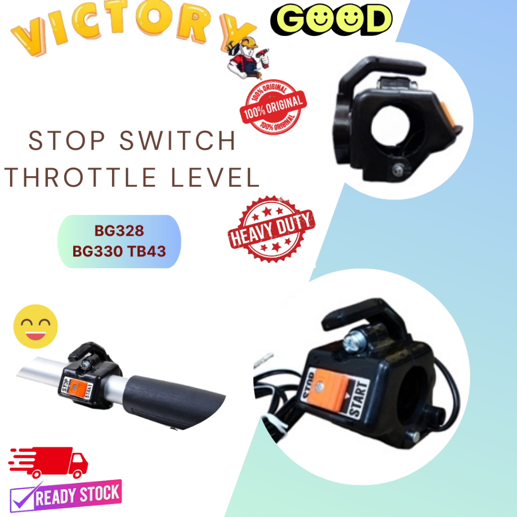 Victa Throttle Lever Brush Cutter BG328 TL33 TL43 Mesin Rumput Throttle ...