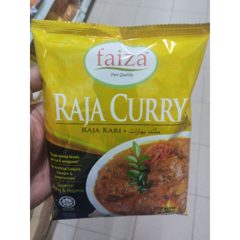 Serbuk Rempah Raja Kari Faiza 220 gram | Shopee Malaysia