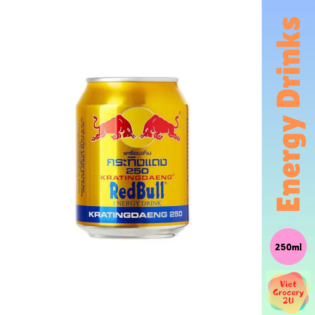 [Halal] RedBull Energy Drink 250ML / Nước Uống Tăng Lực RedBull ...