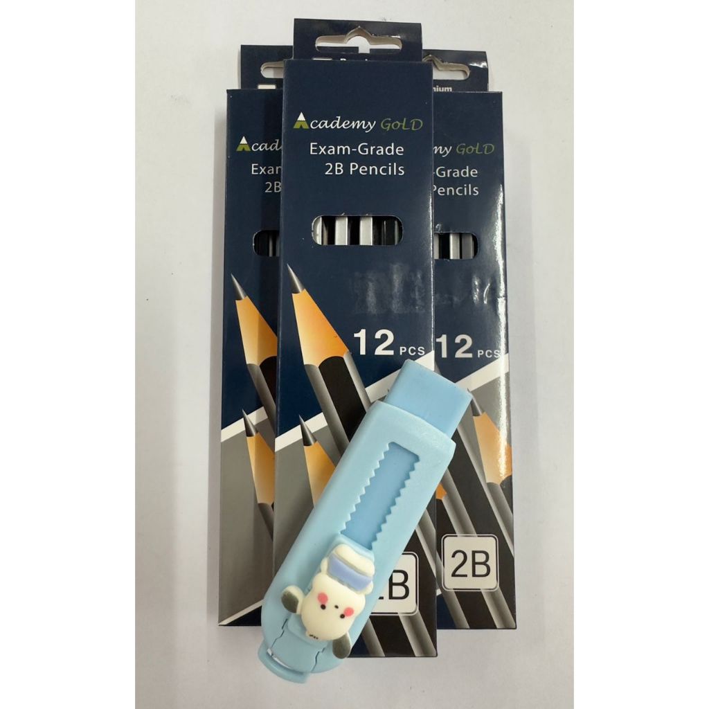 Academy 2B Pencil (free Eraser) | Shopee Malaysia