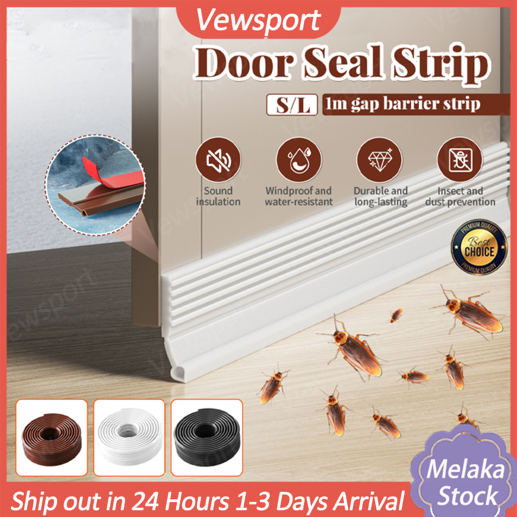 Door Bottom Seal Reduction Dustproof Weatherstrip Self Adhesive Door ...