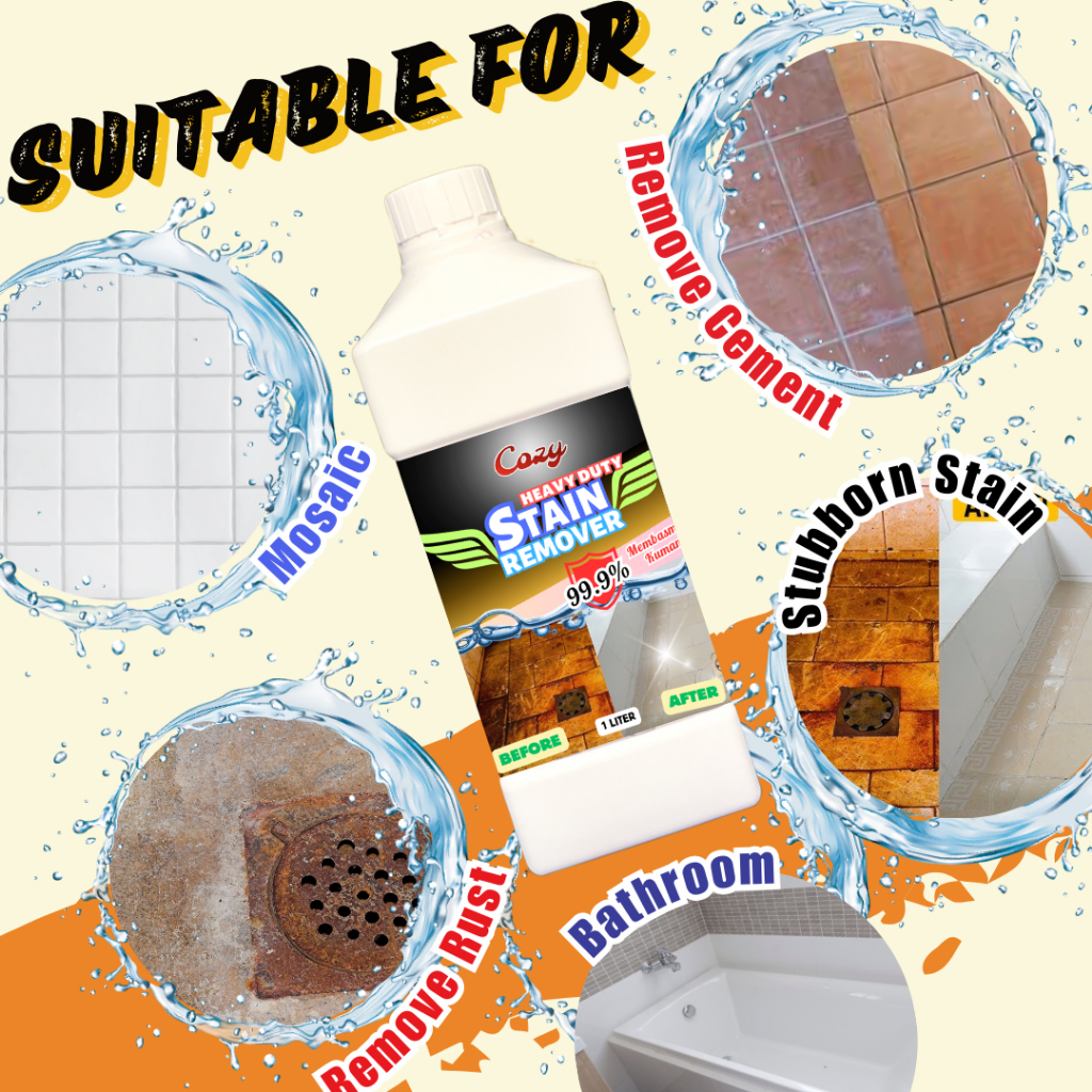 Cozy kuat remover -Keluarkan jubin lantai bilik mandi tandas simen ...