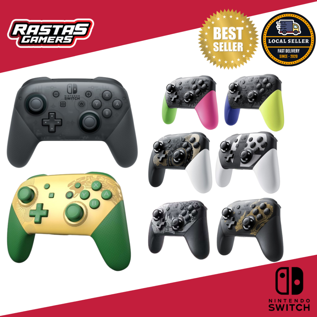 New Nintendo Switch Wireless Pro Controller Limited Edition High ...