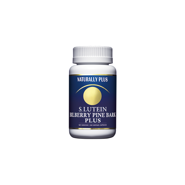 NATURALLY PLUS S.LUTEIN BILBERRY PINE BARK PLUS SOFTGEL CAPSULE 55.2g ...
