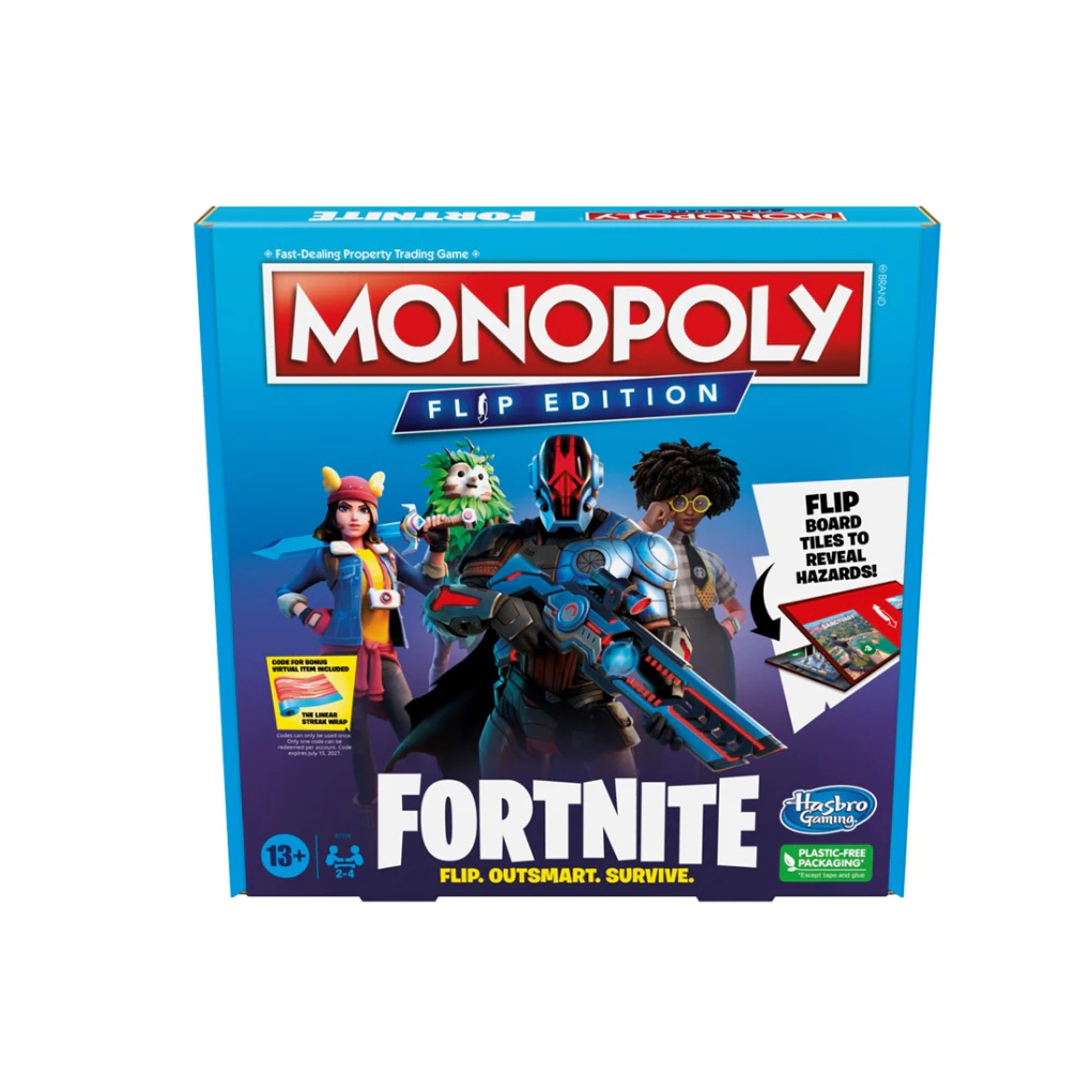Monopoly Flip Edition: Fortnite Board Game, Monopoly Game Inspired by ...