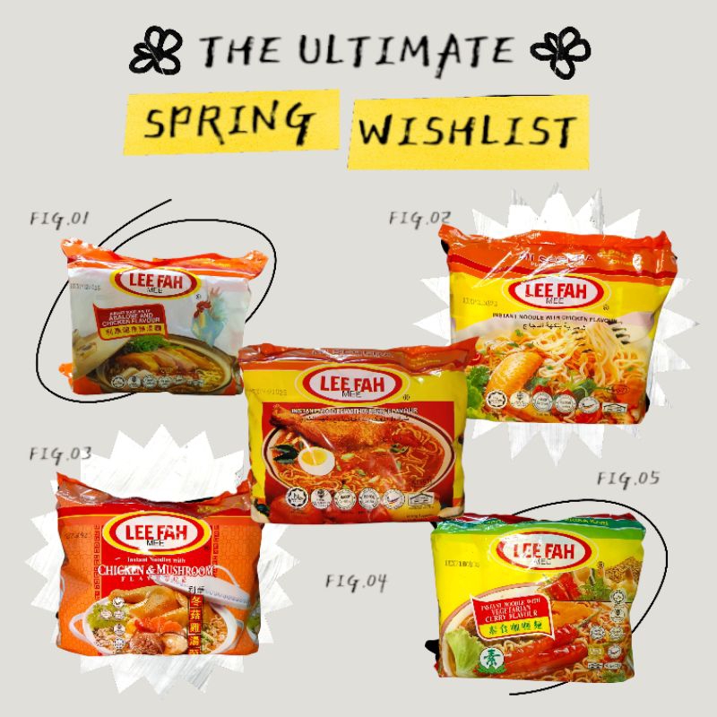 ORIGINAL Lee Fah Mee (7 Flavours) 5×70g | Shopee Malaysia
