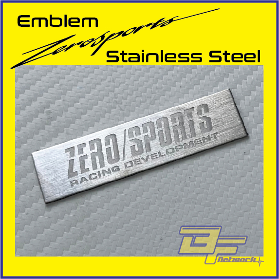 Emblem Zero Sport Stainless Steel Badge JDM Emblem Zero Sport Subaru ...