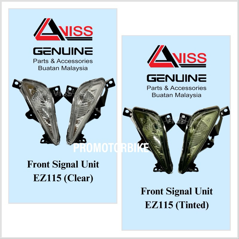 YAMAHA EZ115 EZ 115 FI FRONT SIGNAL SET SIGNAL DEPAN CLEAR / TINTED ...
