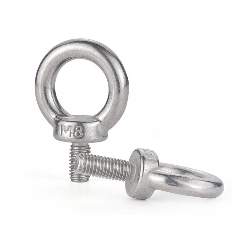 304 Stainless Steel eye bolts lengthened eye screw ring lifting eye ...
