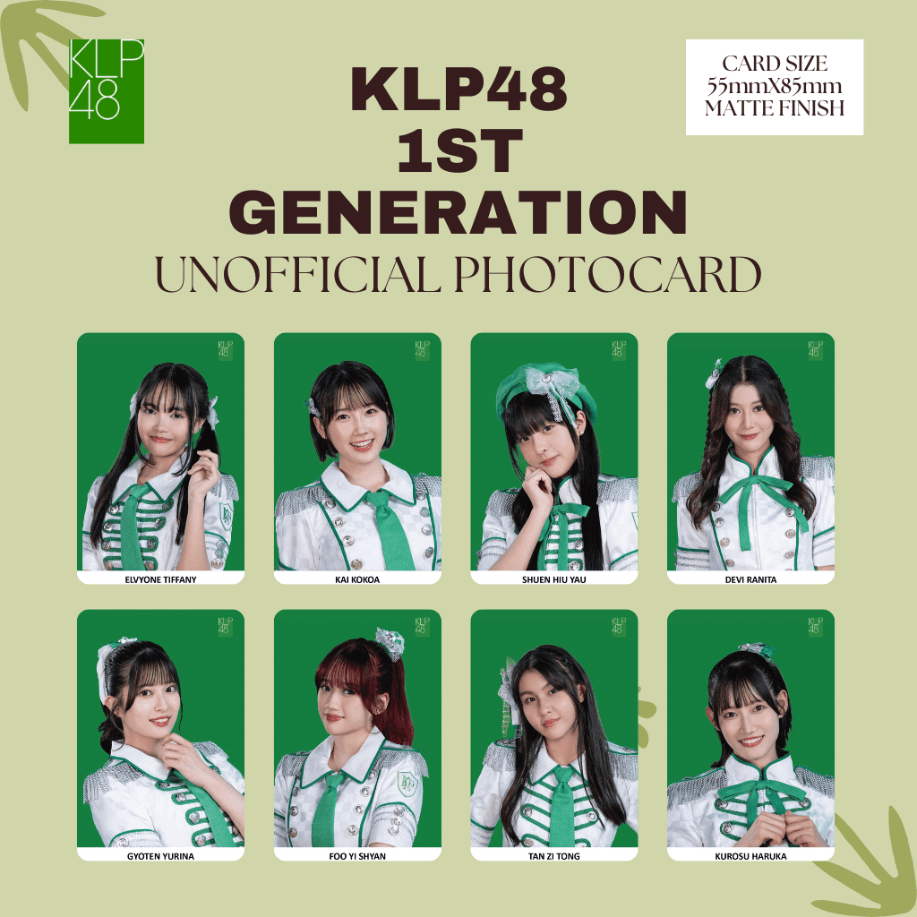 Unofficial Fanmade KLP48 Photocard | Shopee Malaysia
