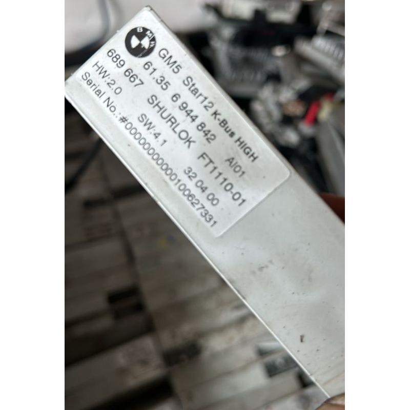 BMW E46 M3 3 SERIES GM5 ELECTRONIC MODULES CONTROL UNIT SHURLOK ...