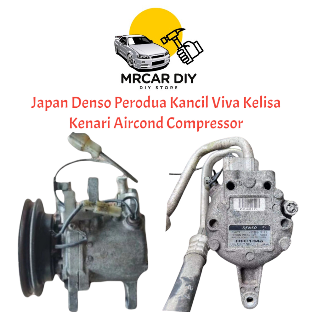 Perodua Kelisa Kancil Kenari Viva Denso Aircond Compressor For Engine ...