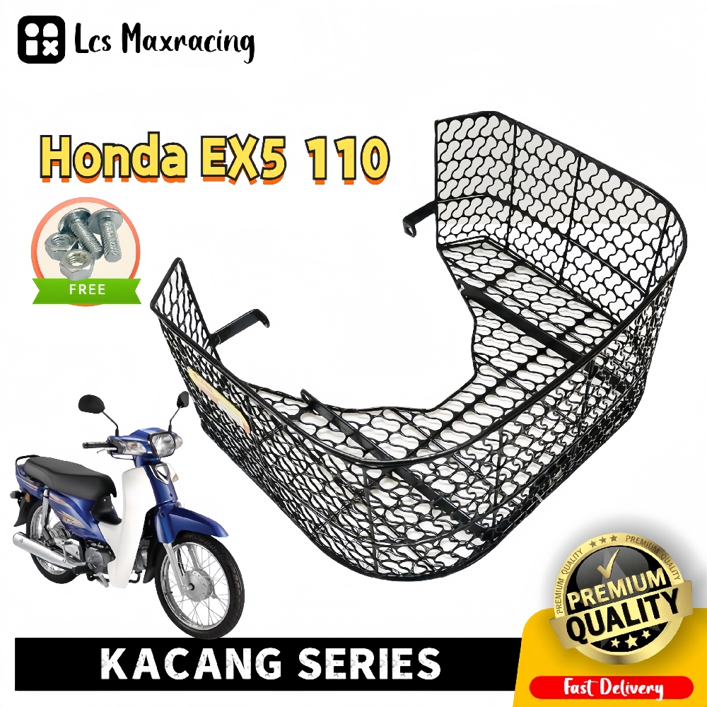 Bakul EX5 Kambing Dream110 / Dream110Fi Fuel Injection RAGA Besi KACANG 88 / Iron Basket Honda ...