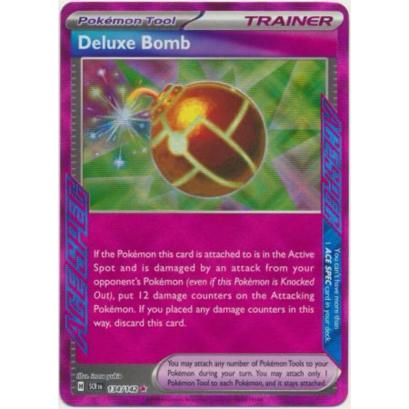 Pokémon TCG Deluxe Bomb 134/142 Ace Rare | Shopee Malaysia