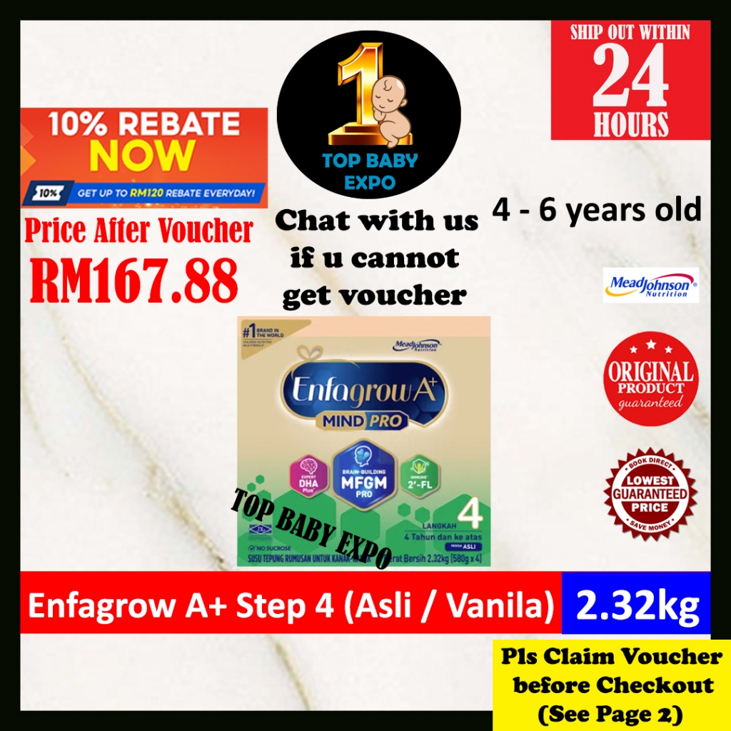 Enfagrow A+ Step 4 Original (2.32kg) Exp: 07/2027 (Asli) | Shopee Malaysia