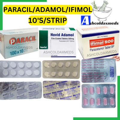PARACIL(EXP08/27) /ADAMOL (EXP09/25) /IFIMOL 500MG PARACETAMOL(EXP12/27 ...