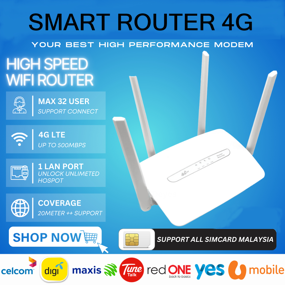WiFi Router Modem Wifi Sim Card Unlimited Data Hotspot WIFI CPE 4G LTE ...