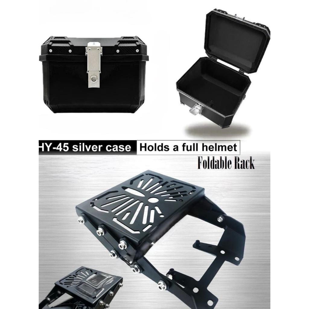 TOP BOX TANKER ABS ALUMINIUM LOCK MOTORCYCLE 36L 45L 55L 57L with ...