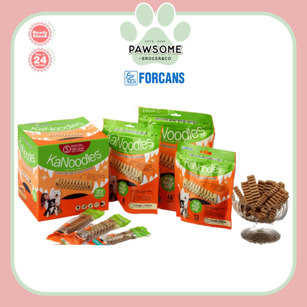 FORCANS Kanoodles Premium Dental Chews & Treats For Dogs 85G/170G/340G ...
