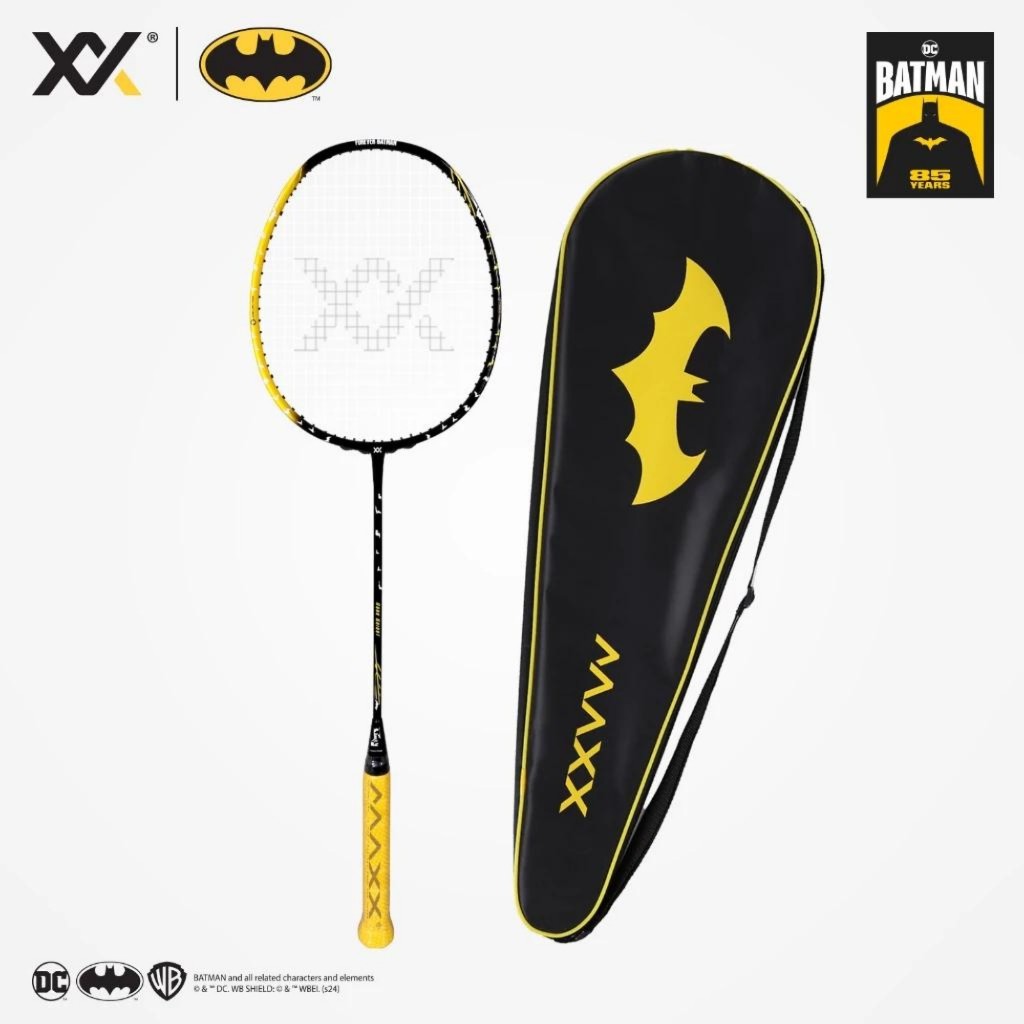 MAXX x BATMAN BADMINTON RACKET- Dark Knight | High Tension 4U Collector ...