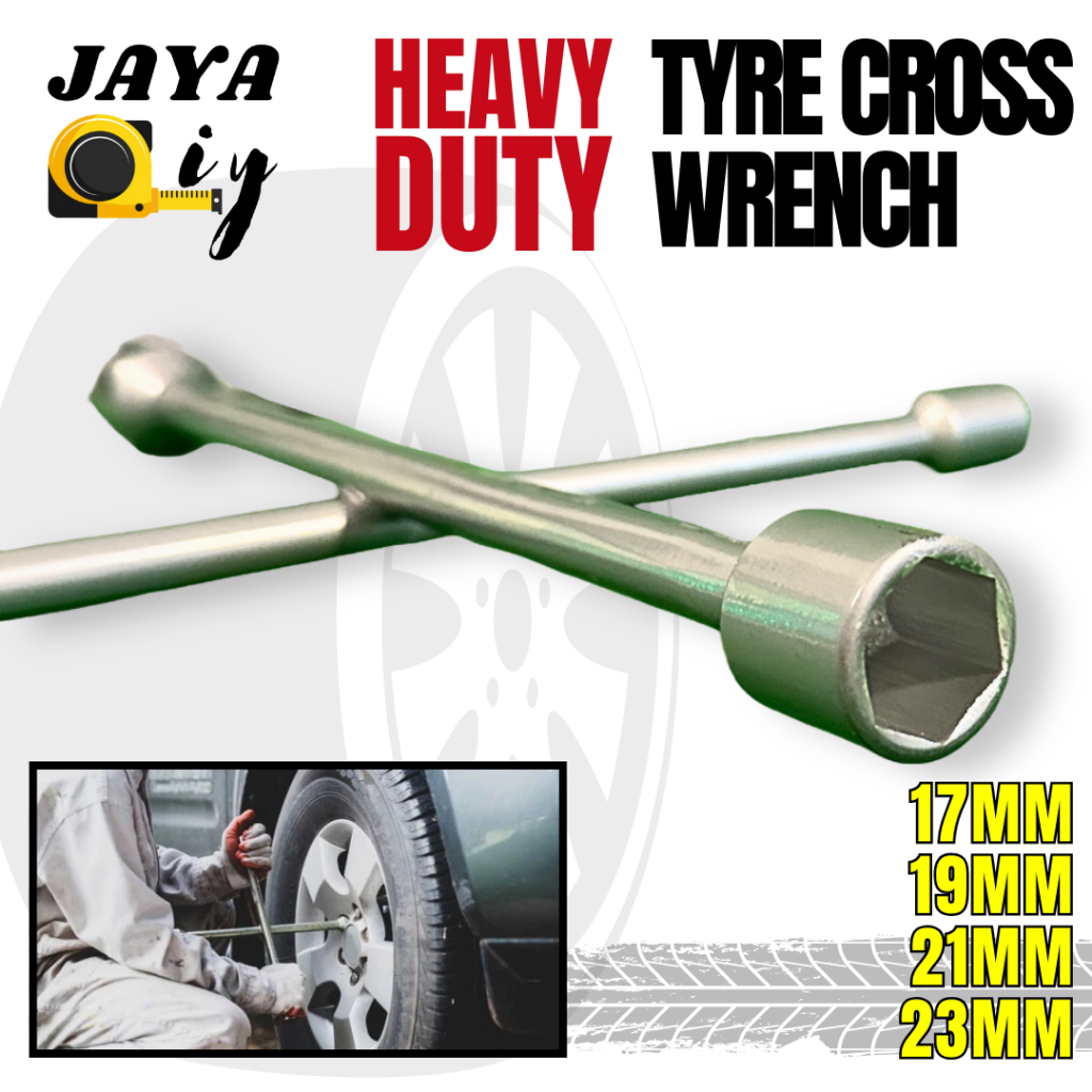 [UNIVERSAL] 【HEAVY DUTY】 Cross Wrench 14 Inch for Exchange Open Hex Nut ...