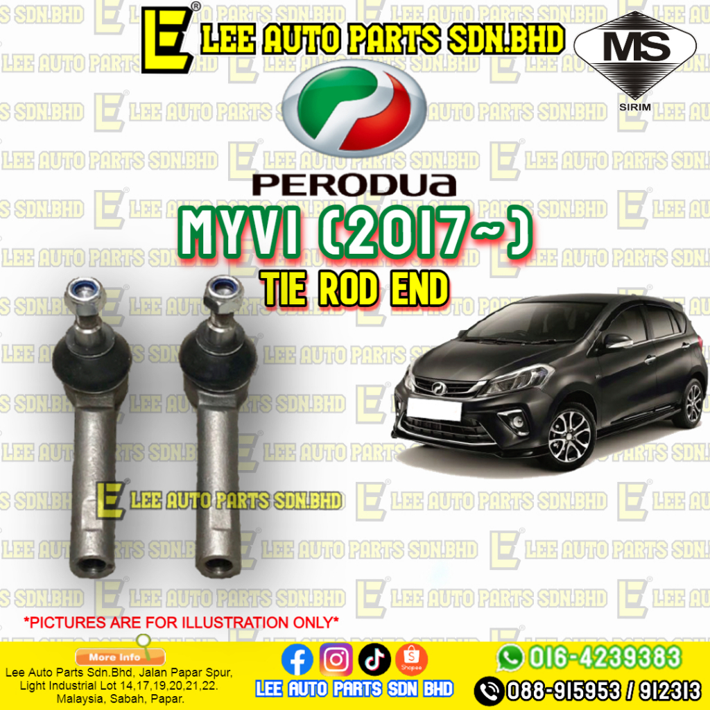 PERODUA MYVI (2017~) D20N TIE ROD END PD (ONE PIECE PRICE) | Shopee ...