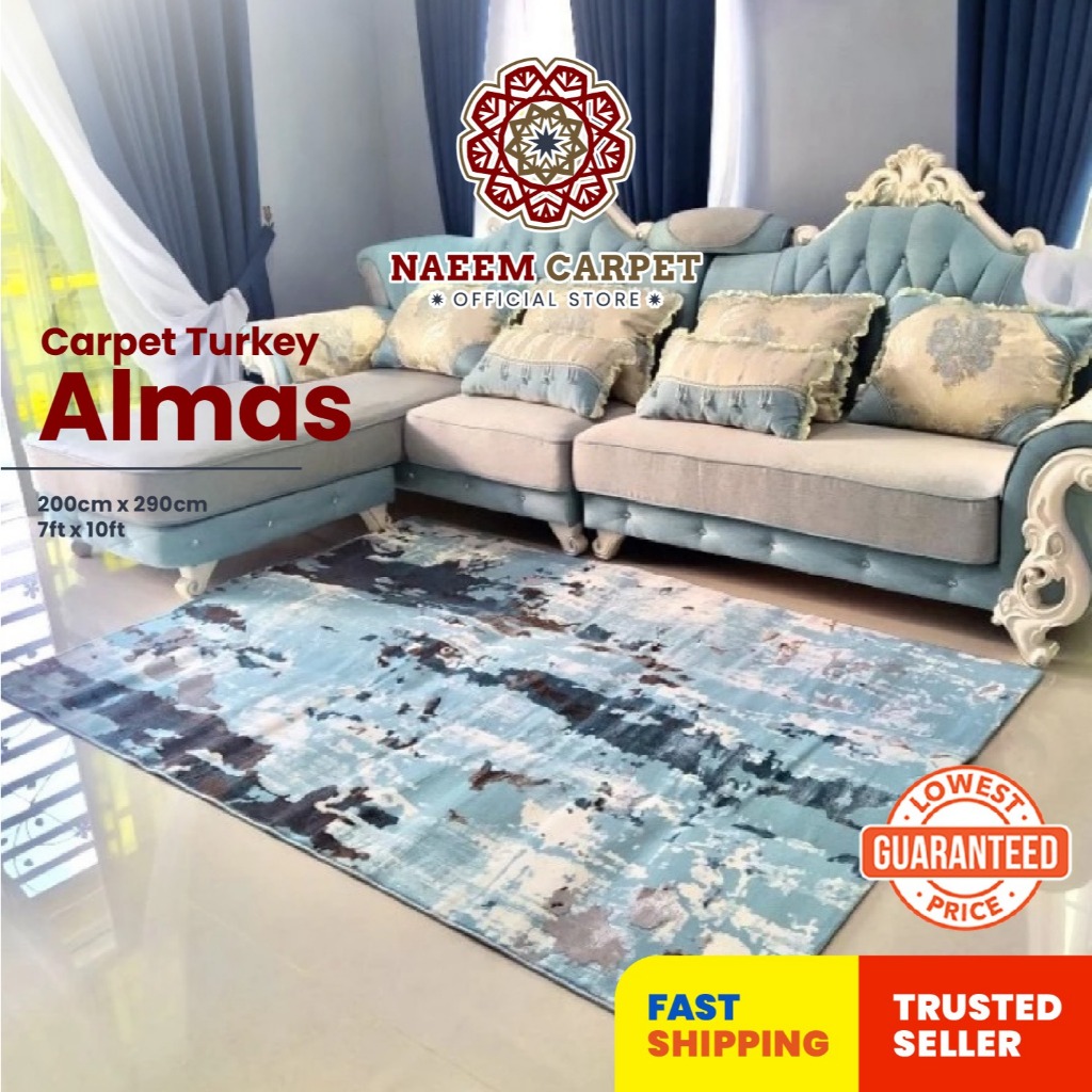 [ Premium Quality ] Carpet ALMAS from Turkey 300x400 ｜ N055 ｜Karpet ...