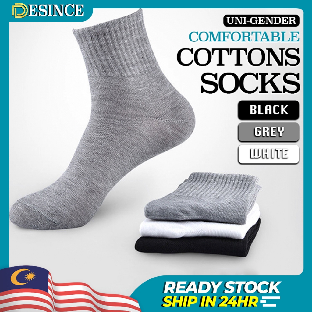 🇲🇾 DESINCE Comfortable Long Socks Office Sock Sneakers Shoes Stokin ...